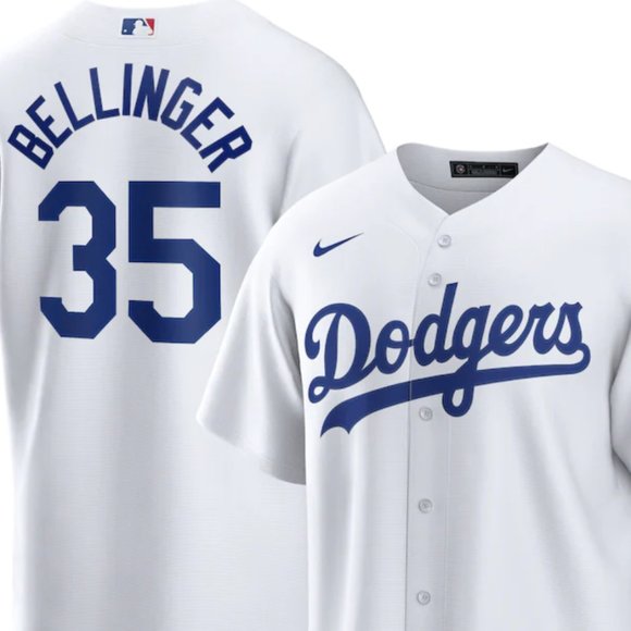 Nike | Shirts | Nike Cody Bellinger White Los Angeles Dodgers Home ...
